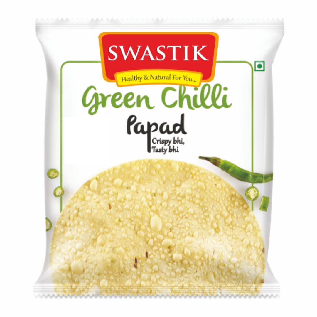 GREEN CHILLI PAPAD - Shree Swastik Food Products