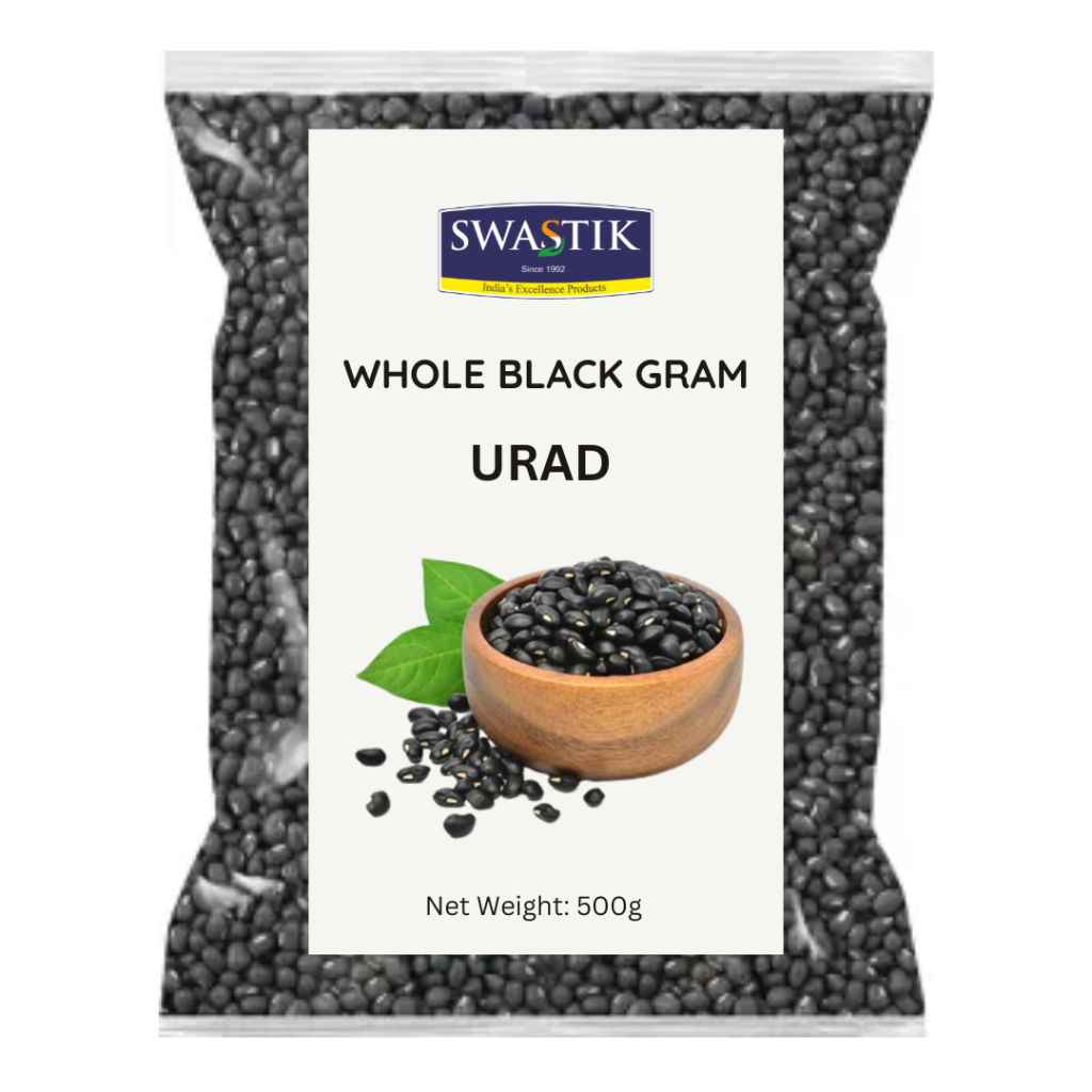 WHOLE BLACK GRAM (URAD) - Shree Swastik Food Products